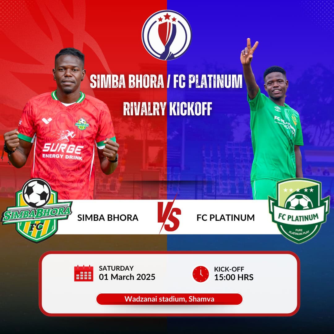 Defending Champions Simba Bhora Host FC Platinum in Blockbuster PSL ...